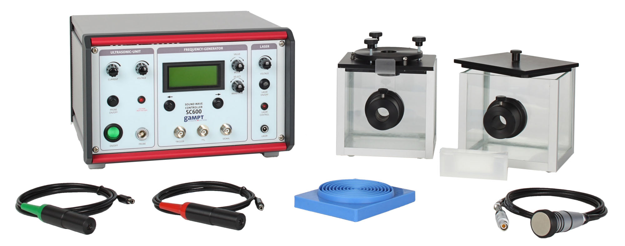 19005 Debye-Sears Effect (Ultrasonic Experiment Set 5) – Klinger Educational