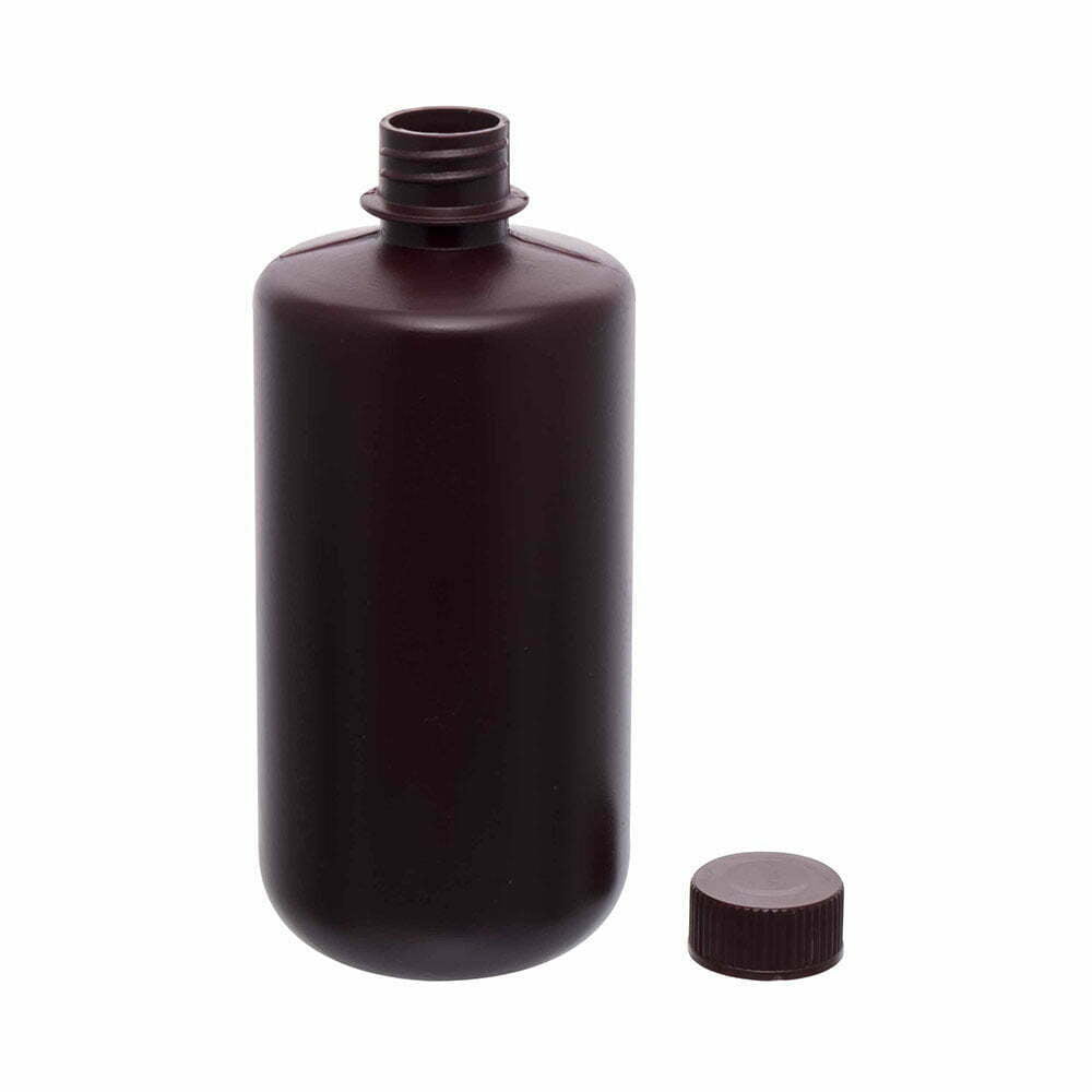 Reagent Bottle Narrow Mouth (HDPE Amber) – Klinger Educational